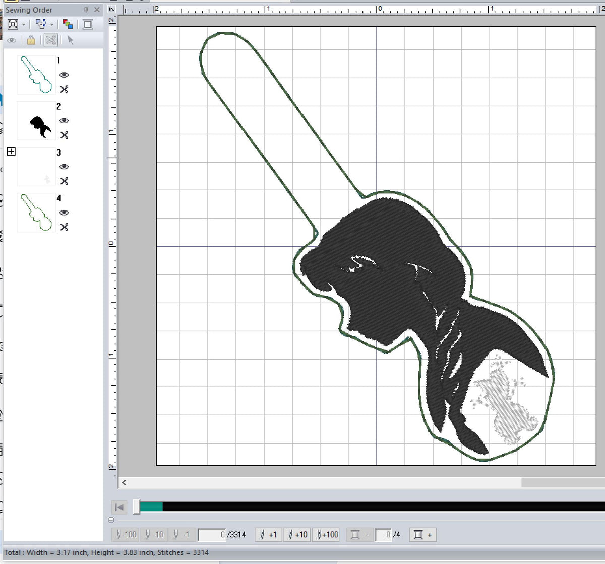 ITH Digital Embroidery Pattern for Anna With Snowman Snap Tab / Keycha ...