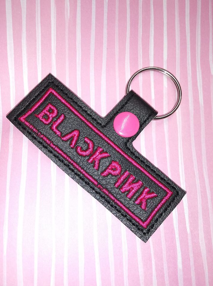 ITH Digital Embroidery Pattern for Blackpink Snap Tab / Key Chain, 4X4 ...
