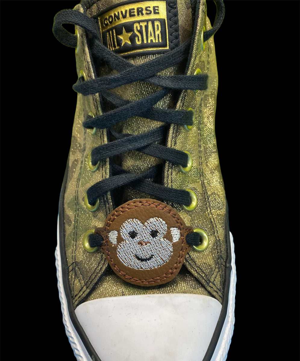 ITH Digital Embroidery Pattern for Bracelet Charm Monkey Face, 2X2 Hoo ...