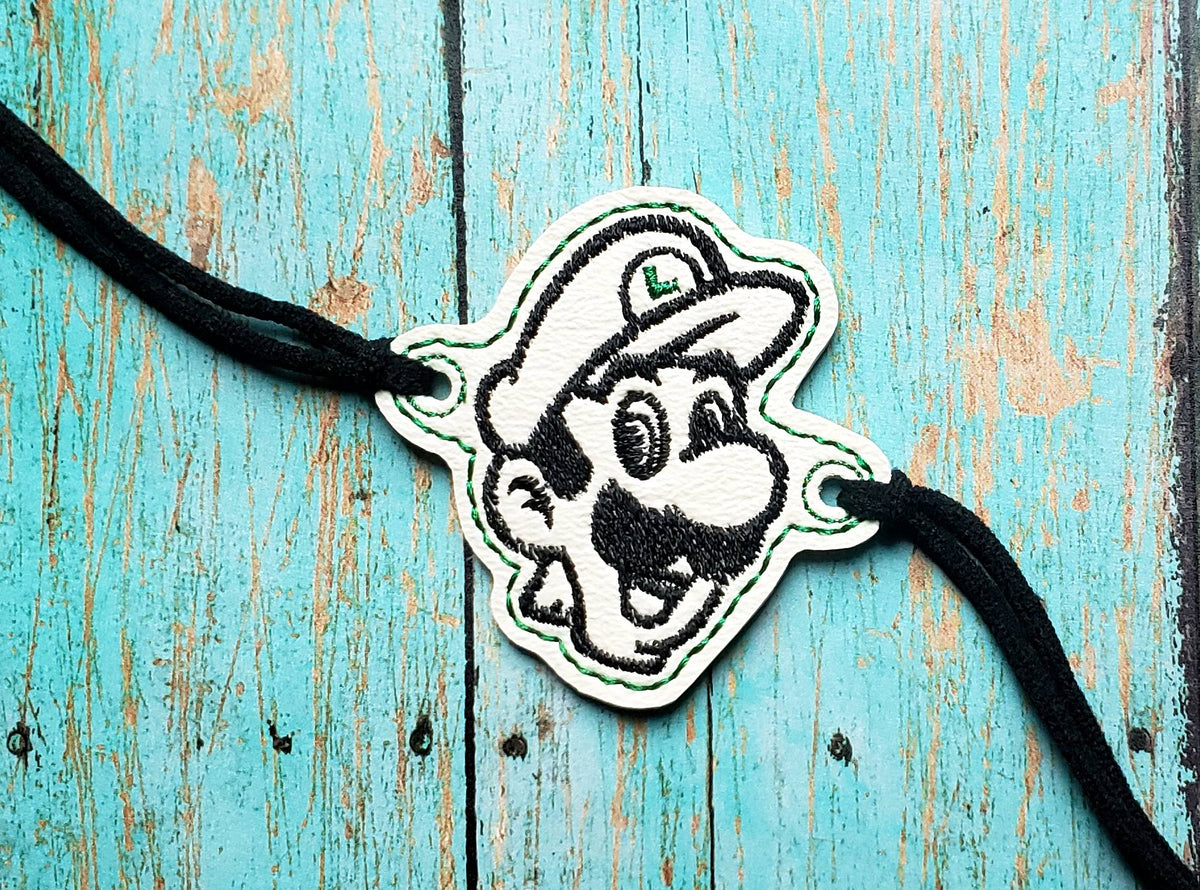 ITH Digital Embroidery Pattern for Bracelet Charm Luigi, 2X2 Hoop – Bad ...