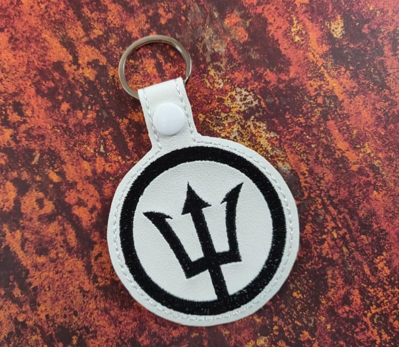 ITH Digital Embroidery Pattern for Percy Jackson Trident Snap Tab / Ke ...