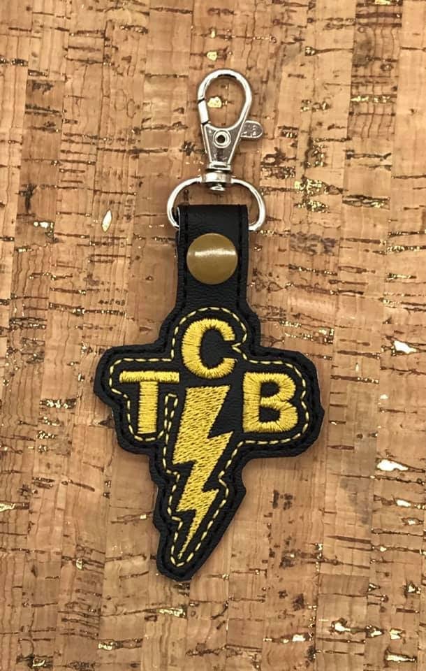 ITH Digital Embroidery Pattern for TCB with Bolt Snap Tab / Key Chain ...